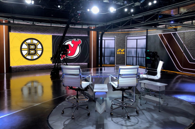 NESN revamps studio in time for hockey season with 4K/HDR ready space ...