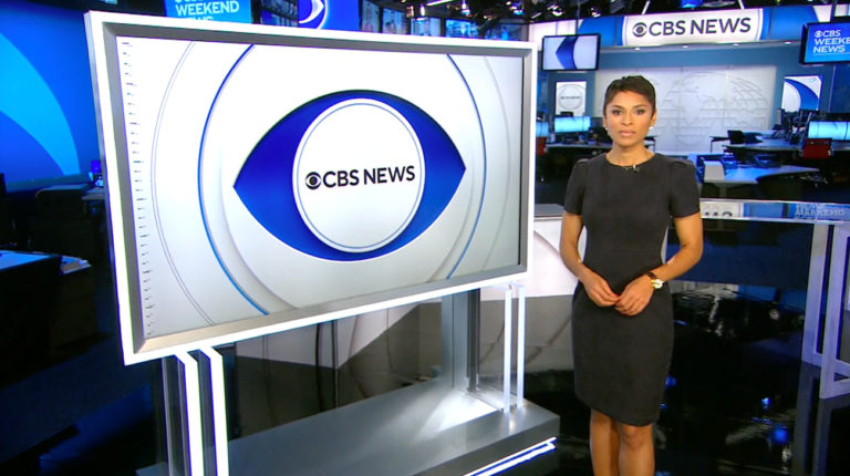 A look at the updated home of Sunday 'CBS Weekend News' - NewscastStudio