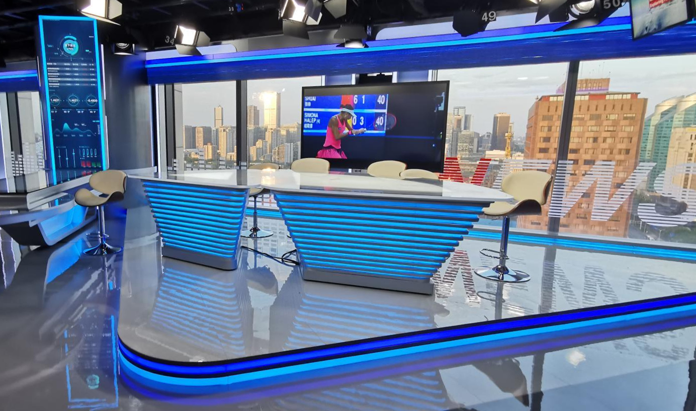 Set Design Galleries with Corporate Broadcast Studio