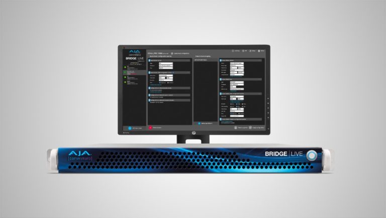 AJA releases updates to Bridge Live streaming solution - NewscastStudio