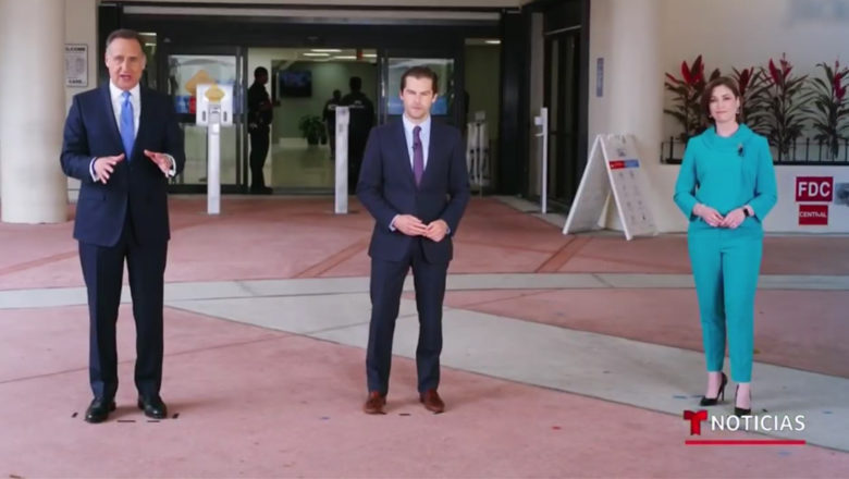 Telemundo adds AR elements to hospital exterior for special newscast ...