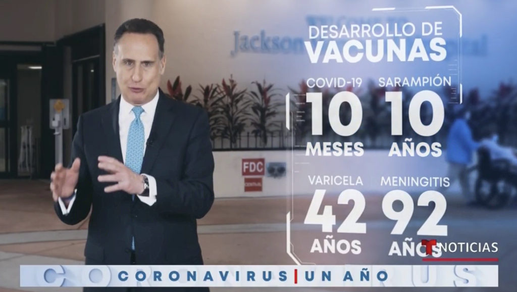 Telemundo adds AR elements to hospital exterior for special newscast ...