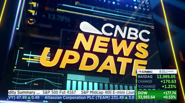 CNBC revamps intraday news updates with virtual set - NewscastStudio