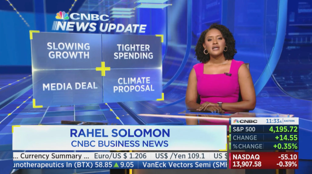 CNBC revamps intraday news updates with virtual set - NewscastStudio