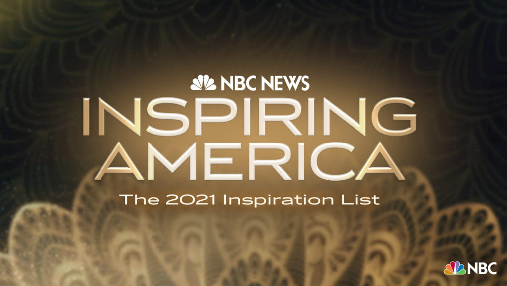 NBC's 'Inspiring America' special reimagines network logo as a metal ...