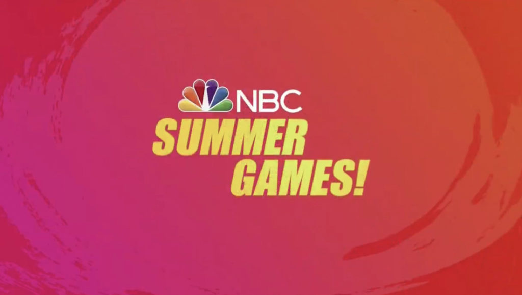 NBC packaging competition shows under 'Summer Games!' branding ...