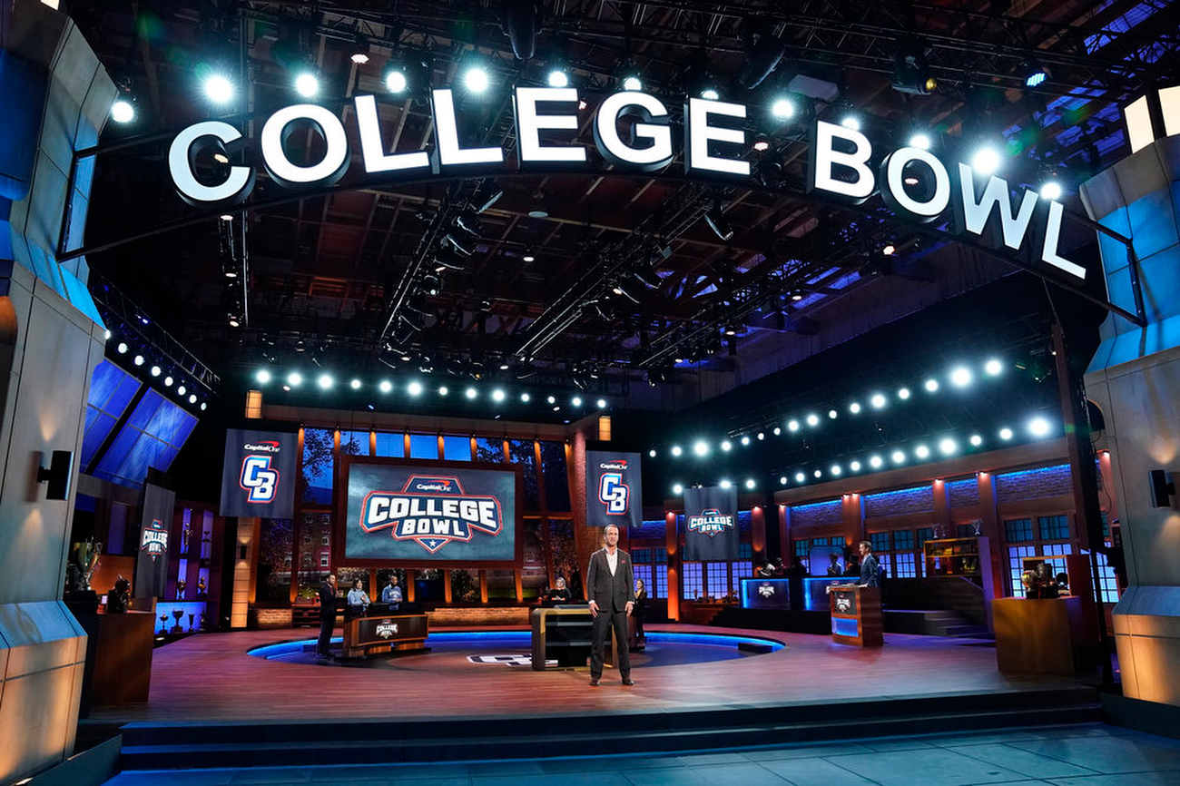 College Bowl Broadcast Set Design Gallery