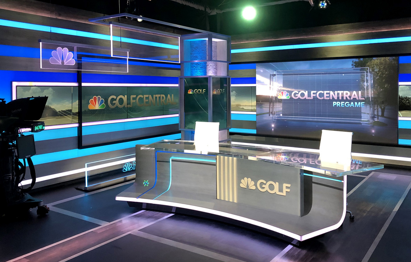 NBC Sports Studio 7 Broadcast Set Design Gallery