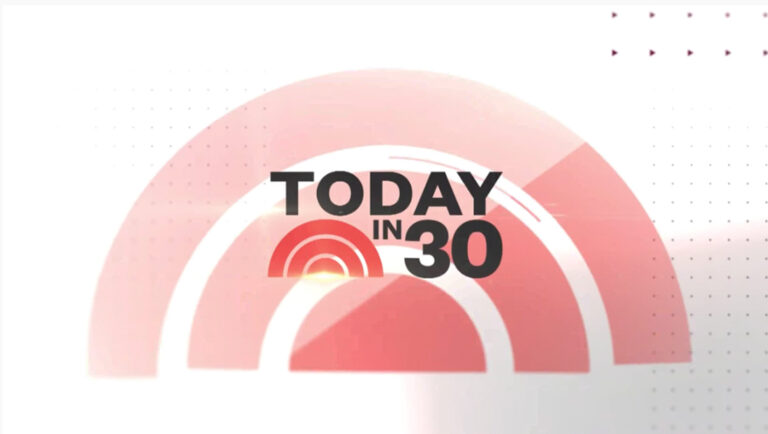 'Today in 30' looks to 'All Day' graphics for inspiration - NewscastStudio