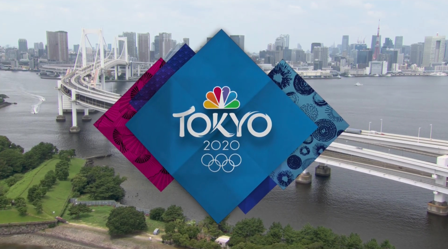 NBC Tokyo Olympics Motion Graphics and Broadcast Design Gallery
