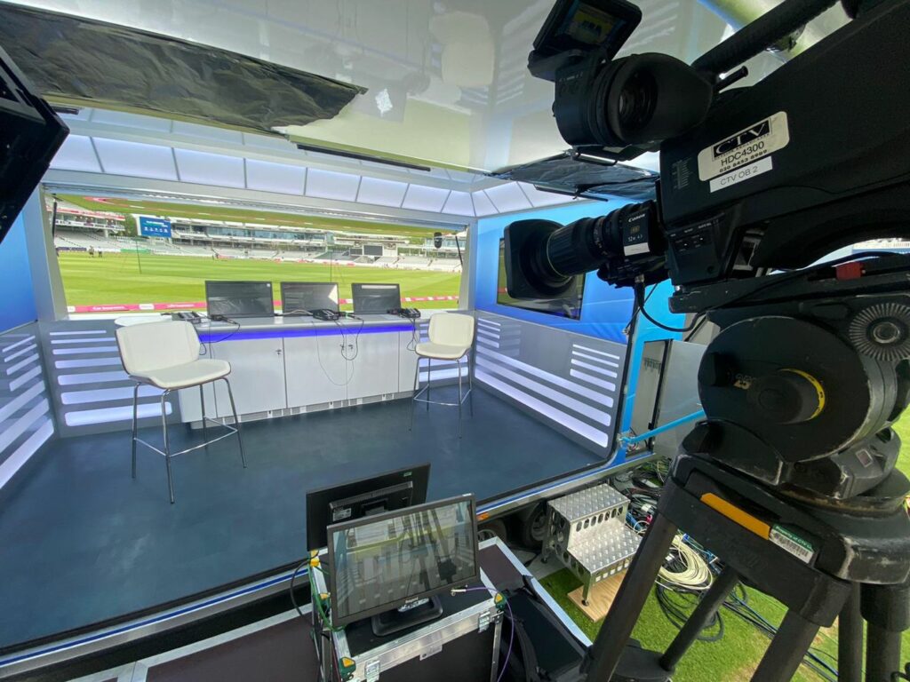 Sky Sports hits the road with 'Cricket Pod' mobile studio - NewscastStudio