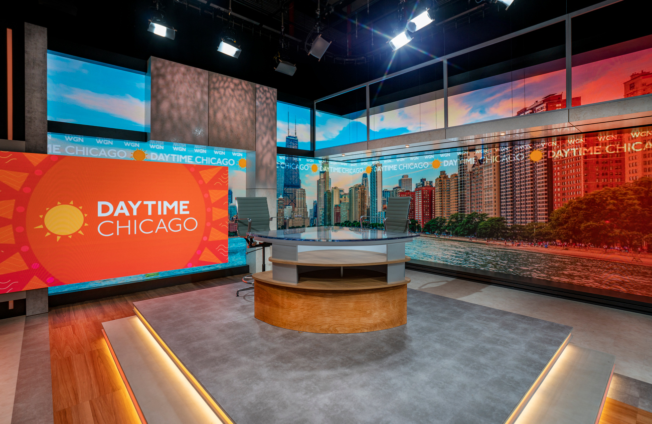 Daytime Chicago Broadcast Set Design Gallery