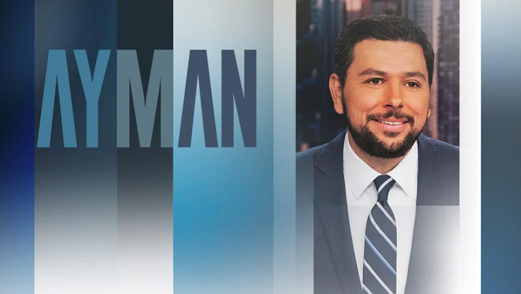 'Ayman' gets angular logo accented with gradients - NewscastStudio