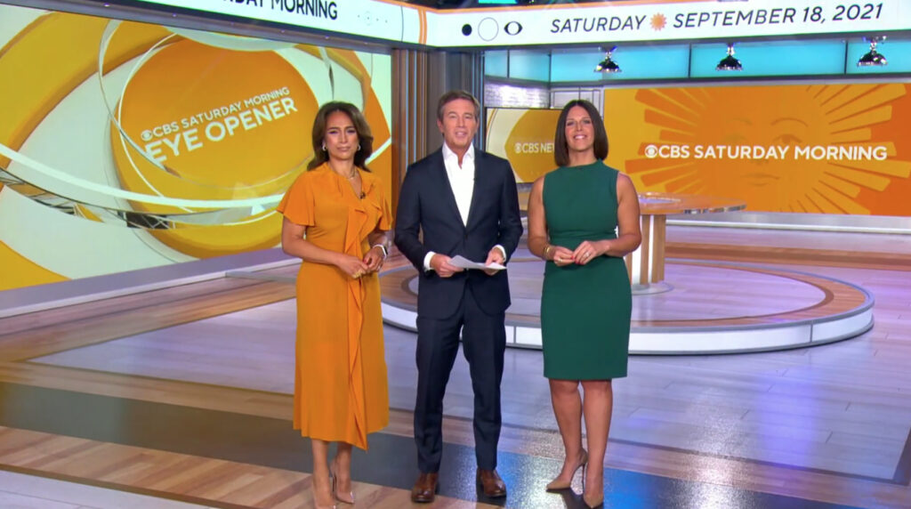 'CBS Saturday Morning' debuts, taking its own spin on weekday edition's ...