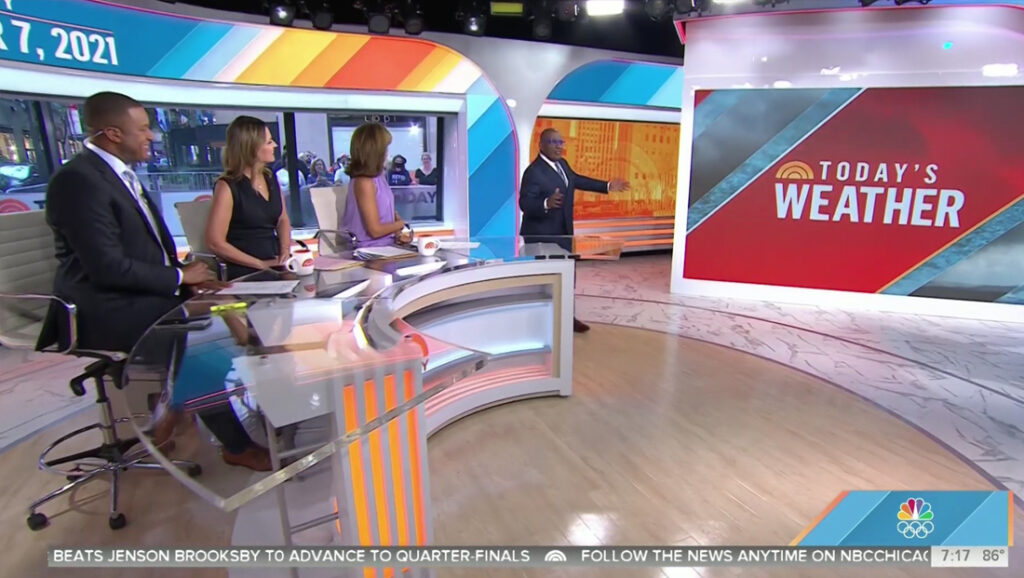 Studio 1A gets curvy update designed to unify 'Today' space's look ...