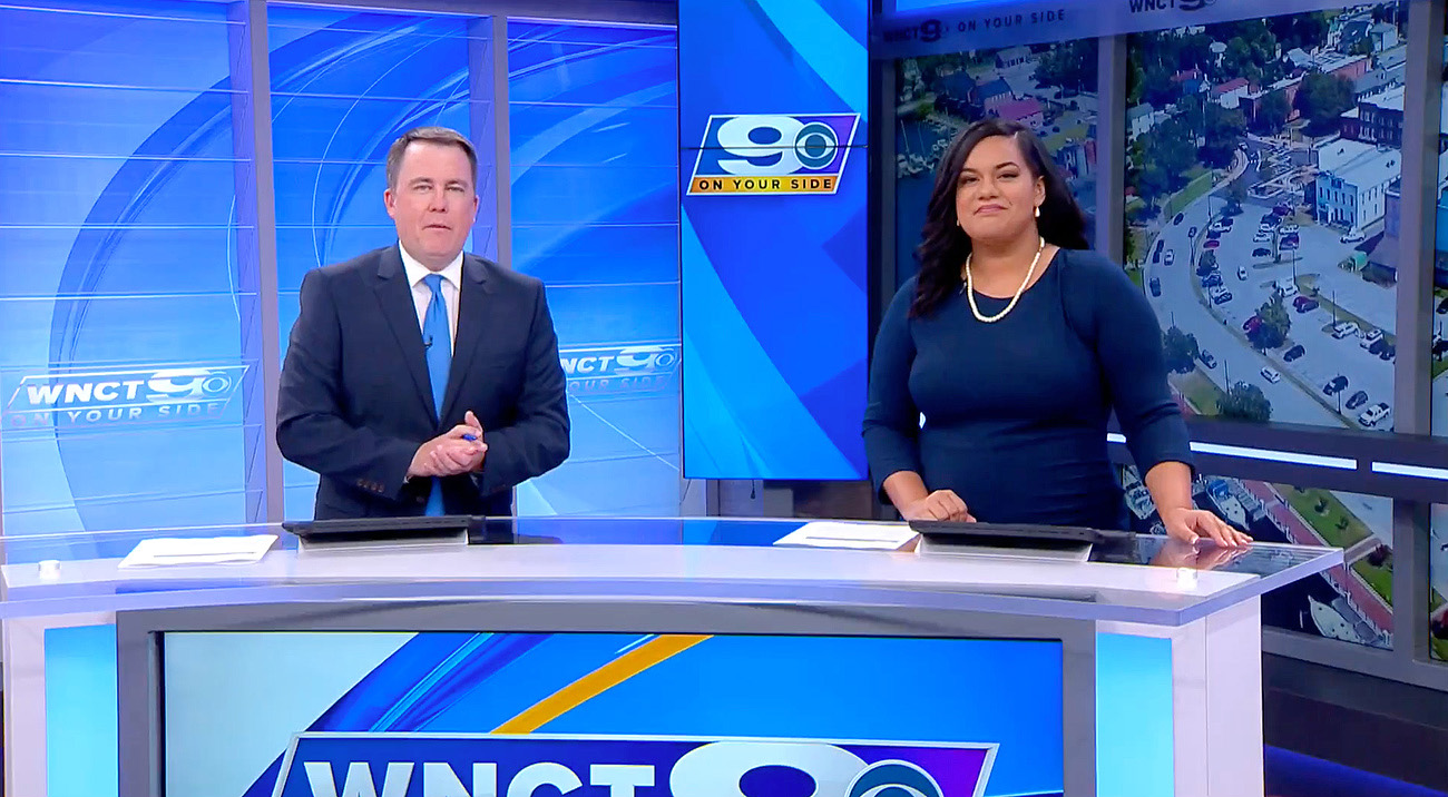 WNCT Broadcast Set Design Gallery