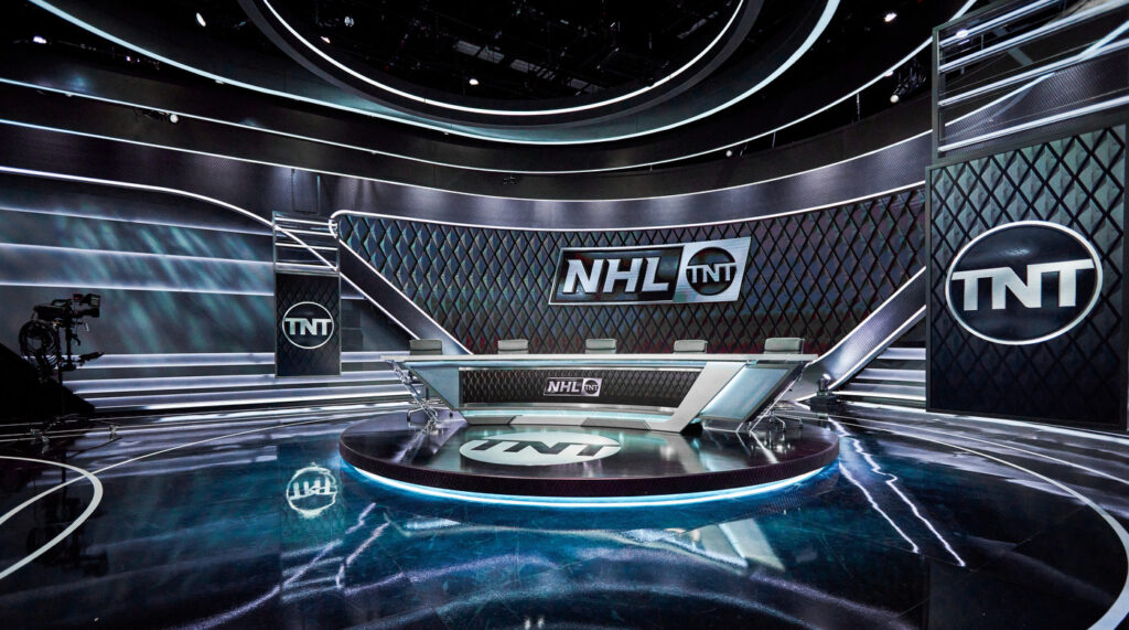 TNT creates studio inspired by the environment for NHL coverage with ...