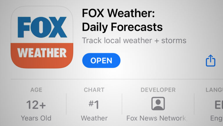 Fox Weather app launches with solid foundation, but lacks much 'power ...