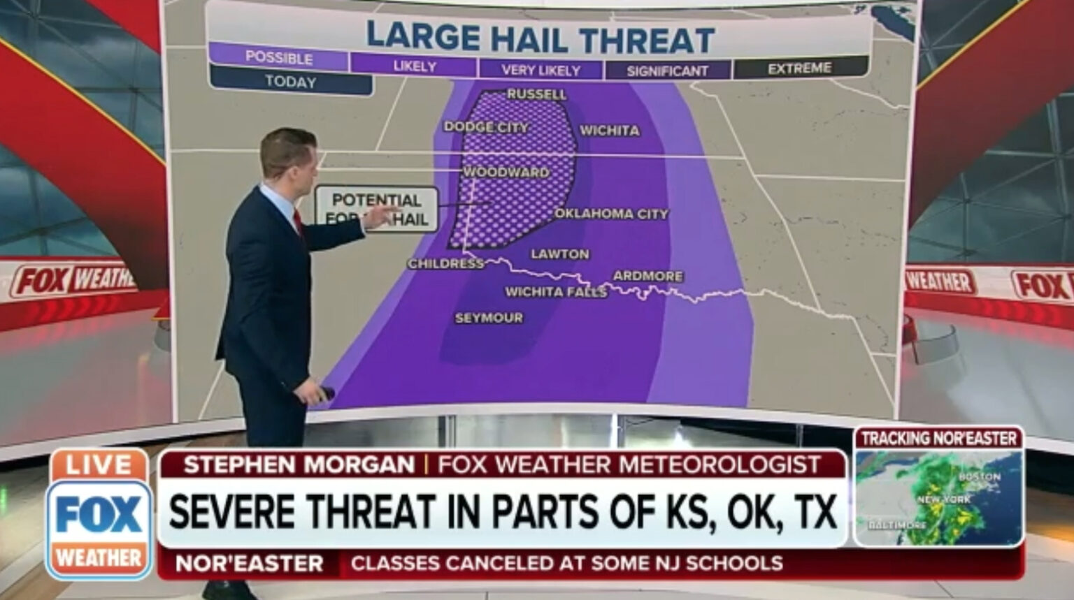 Fox Weather debuts from the 'dome' with unique take on WX maps ...