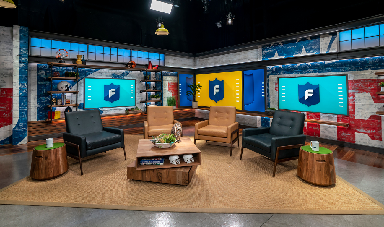 NFL Network Studio 5 Broadcast Set Design Gallery