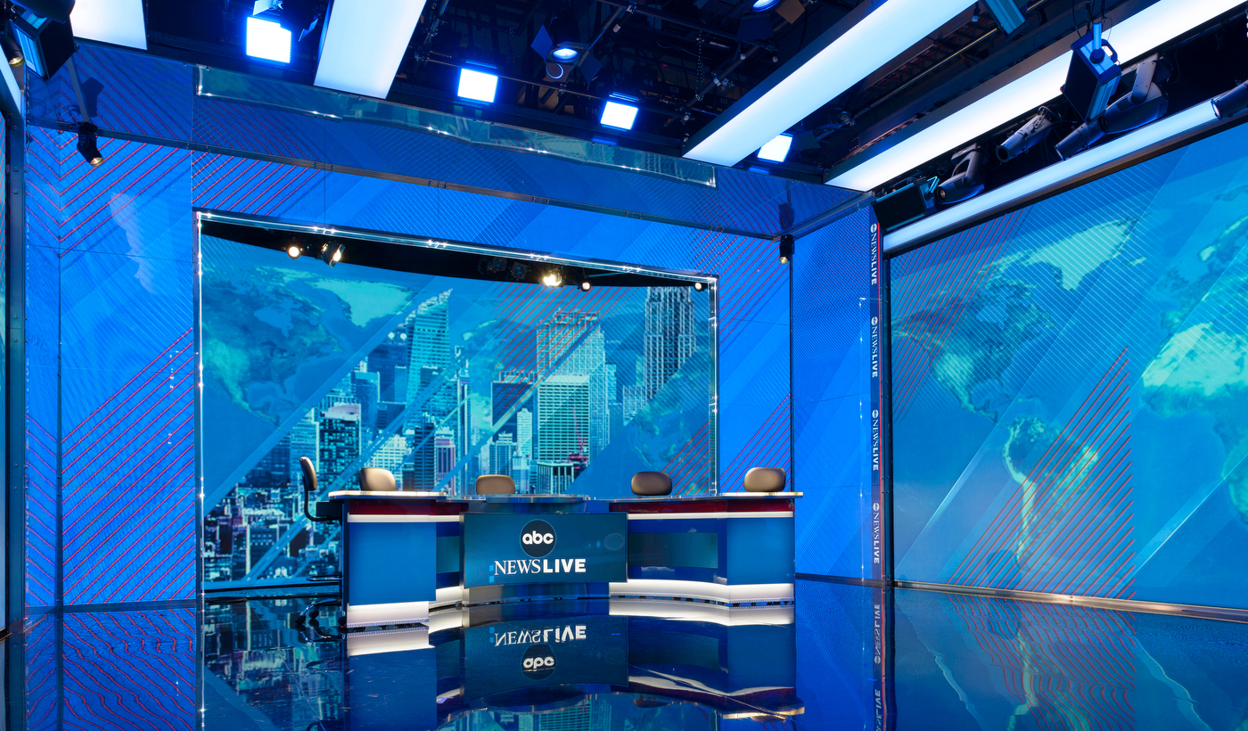 ABC News Washington Broadcast Set Design Gallery