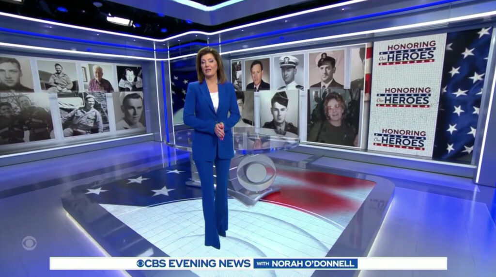 Fox's bug goes camo for Veterans Day, while other networks create ...