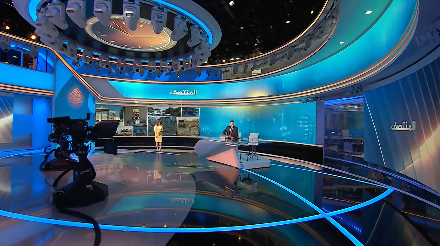 Al Jazeera Arabic Studio 5 – Set 1 Broadcast Set Design Gallery