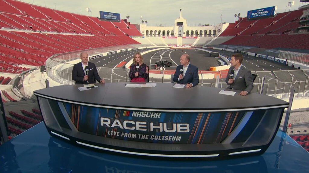 'NASCAR RaceHub' goes on location for Clash at the Coliseum ...