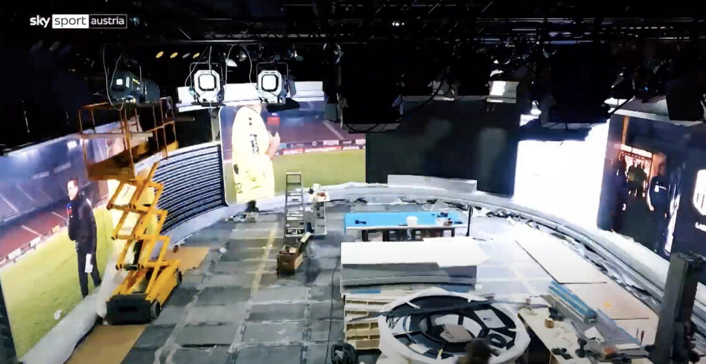 Sky Sport Austria's new studio blends video walls with linear scenery ...