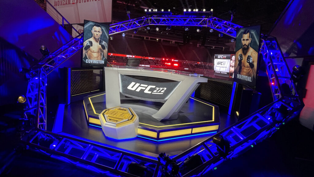 UFC unveils LED-ringed 'Fight Deck' along with matching ESPN+ travel ...