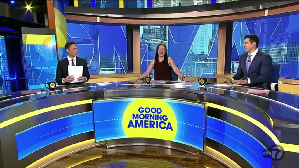 'GMA Weekend' updates set backgrounds to reflect renovated Times Square ...