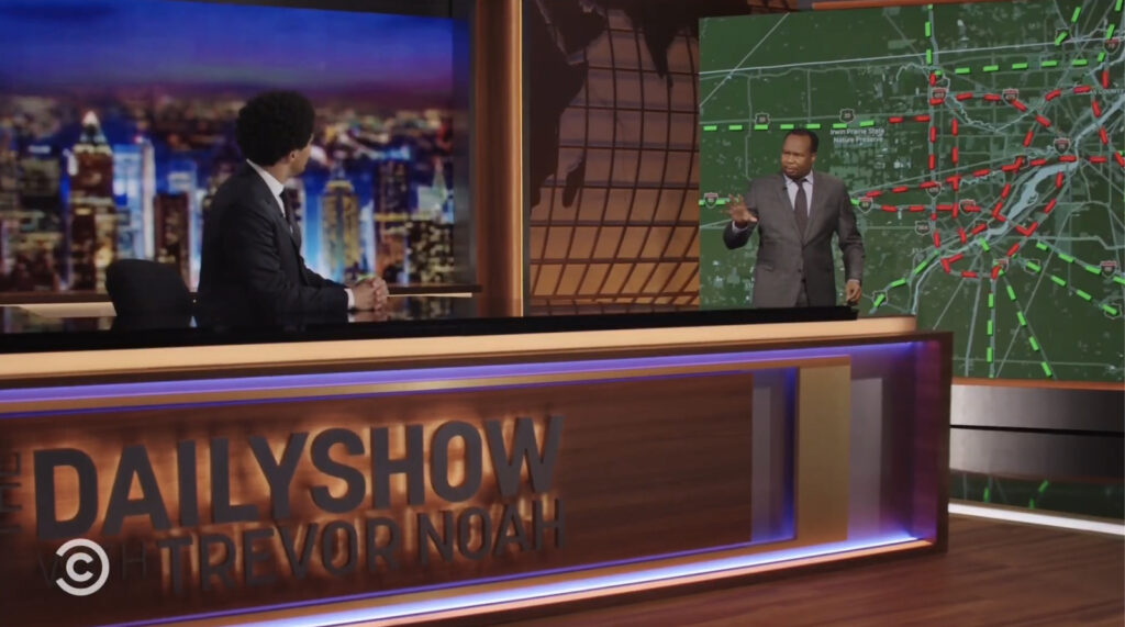 'The Daily Show' returns to full studio with an updated look ...