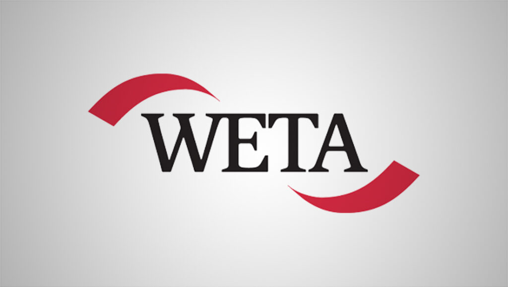 WETA brand refresh reimagines ribbon element, logotype - NewscastStudio