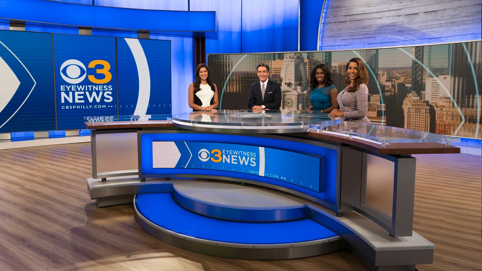 KYW Broadcast Set Design Gallery