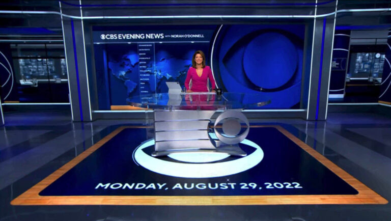 'CBS Evening News' overhauls its on-air look, sound - NewscastStudio