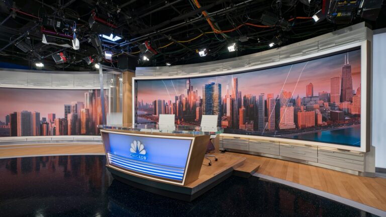 NBC Chicago unveils set filled with video walls and city references ...