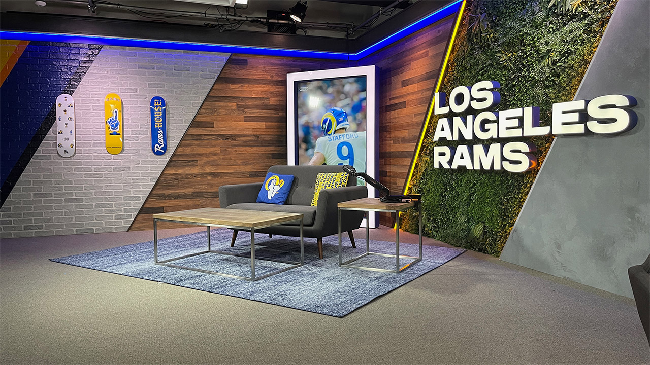 Los Angeles Rams Broadcast Set Design Gallery