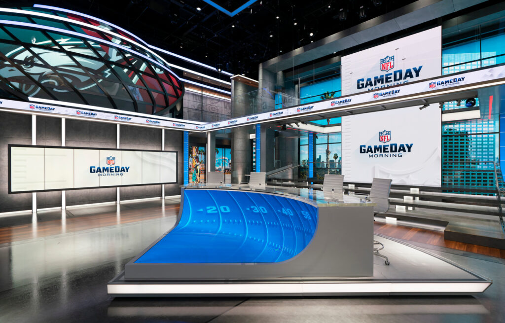 NFL Network’s new home explores vantage points, football motifs ...