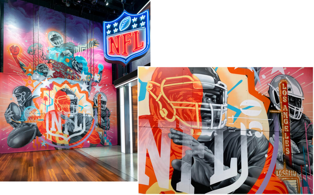NFL Network’s new home explores vantage points, football motifs ...