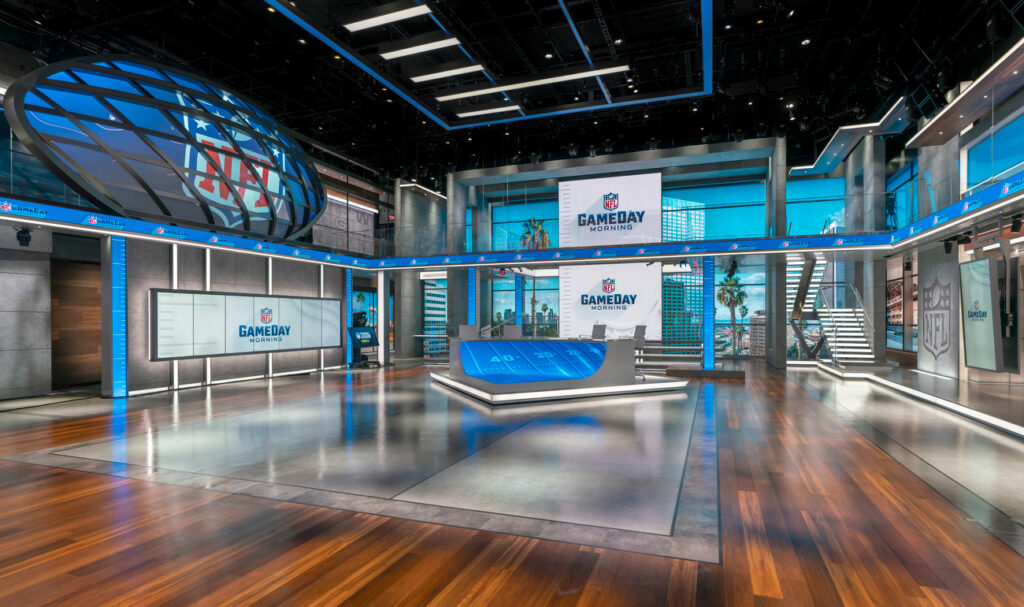NFL Network’s new home explores vantage points, football motifs ...