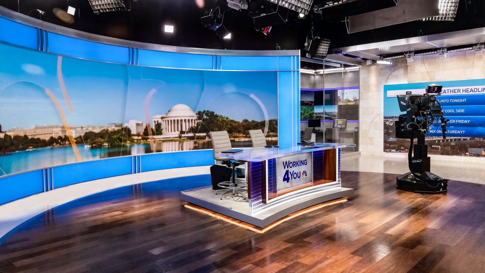 NBC 4 Washington – Broadcast Studio Gallery