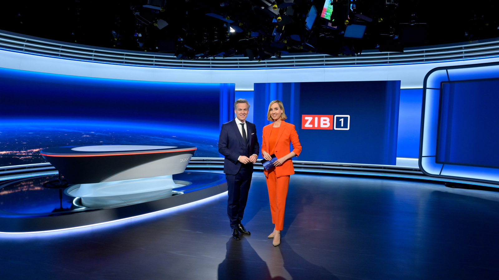 ORF News Broadcast Set Design Gallery