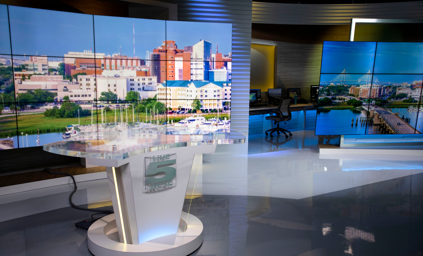 WCSC Broadcast Set Design Gallery