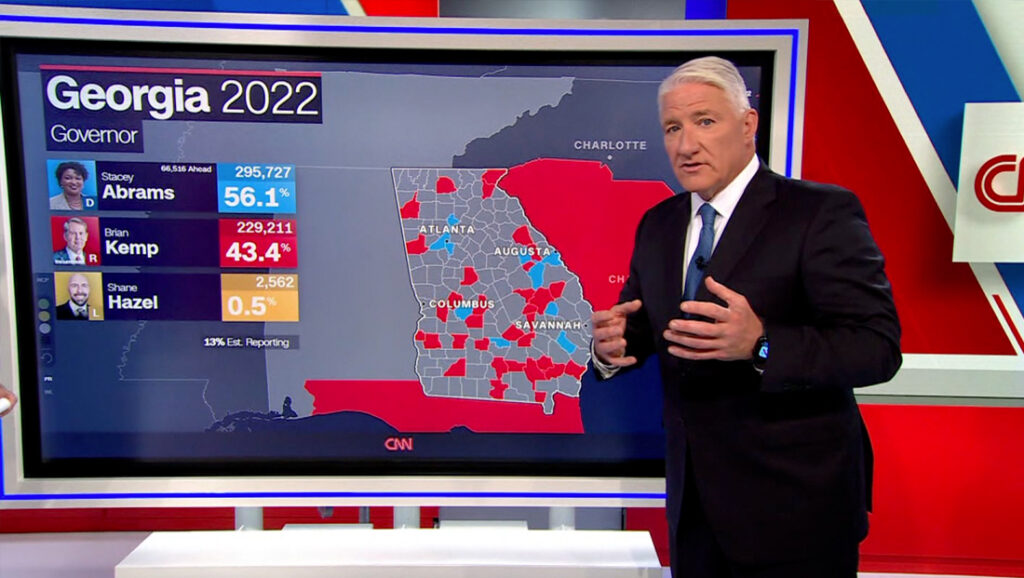 CNN Quiz Show Broadcast Set Design Gallery