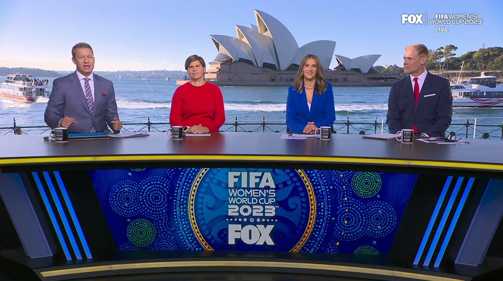 Fox Sports Women's World Cup 2023 Broadcast Set Design Gallery