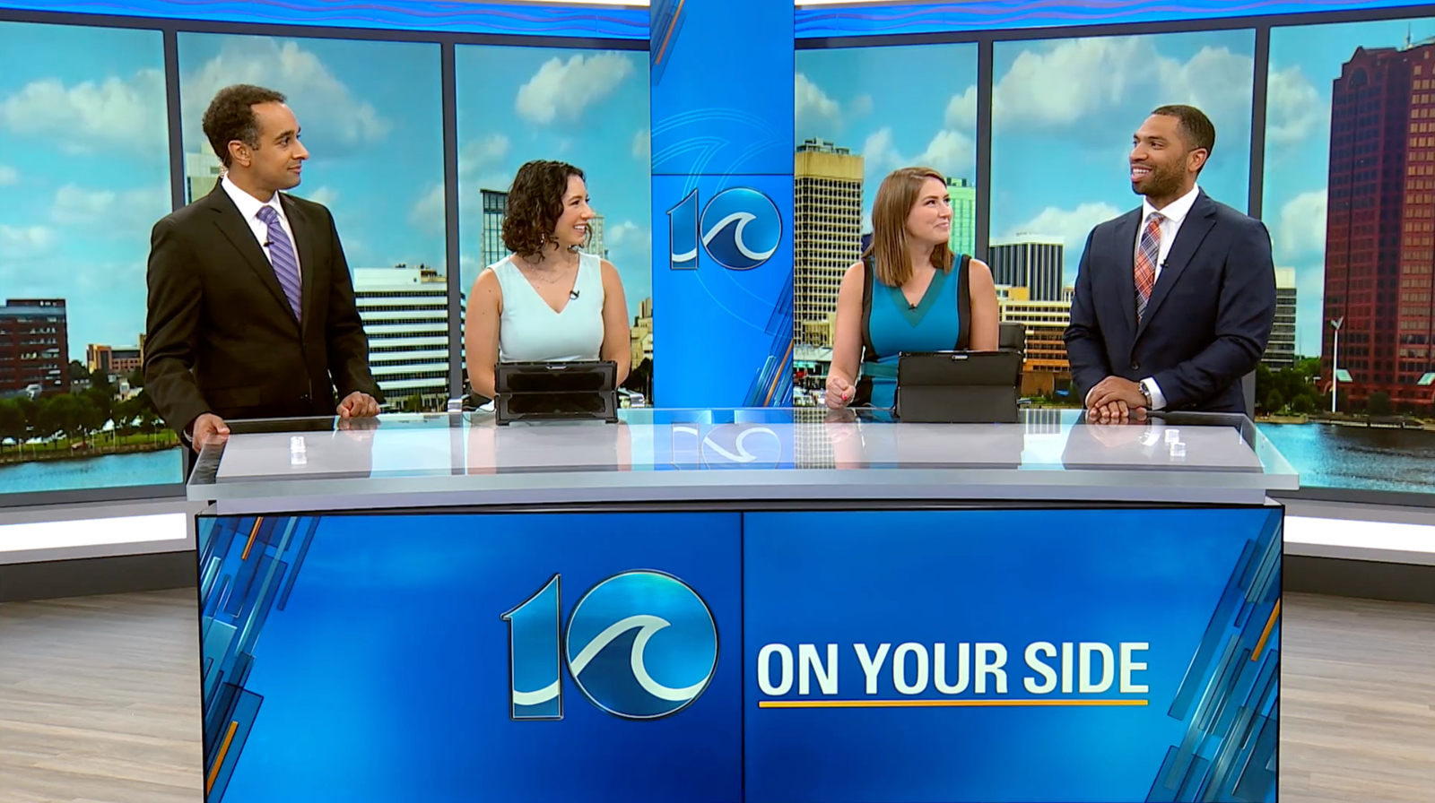 WAVY Broadcast Set Design Gallery