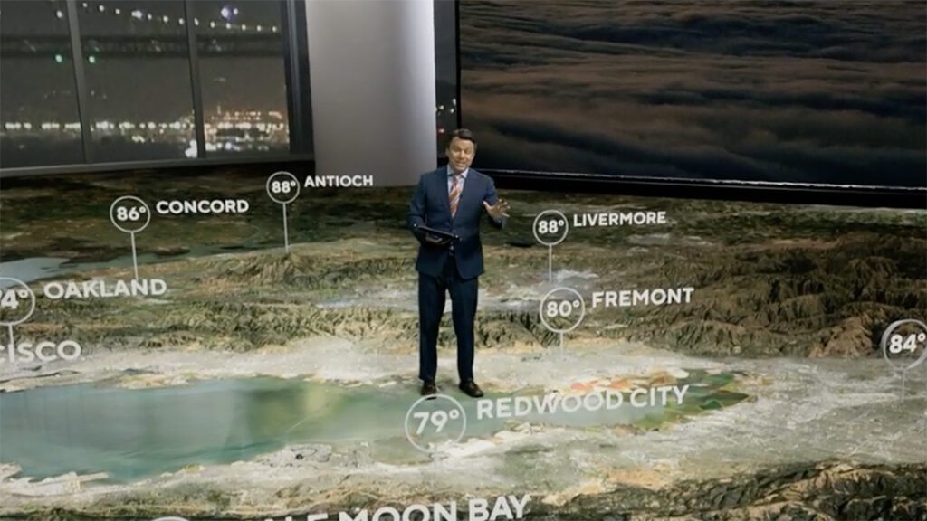 Weather Channel showcases Laura's storm surge with AR segments ...