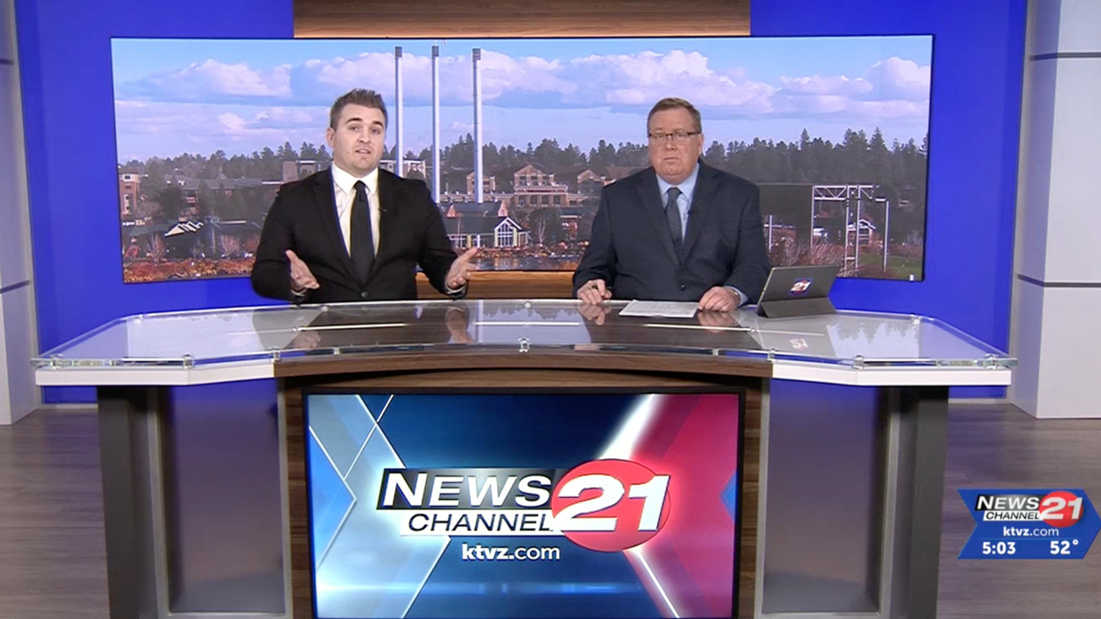 NewsChannel 21 - KTVZ - Broadcast Set Design Gallery