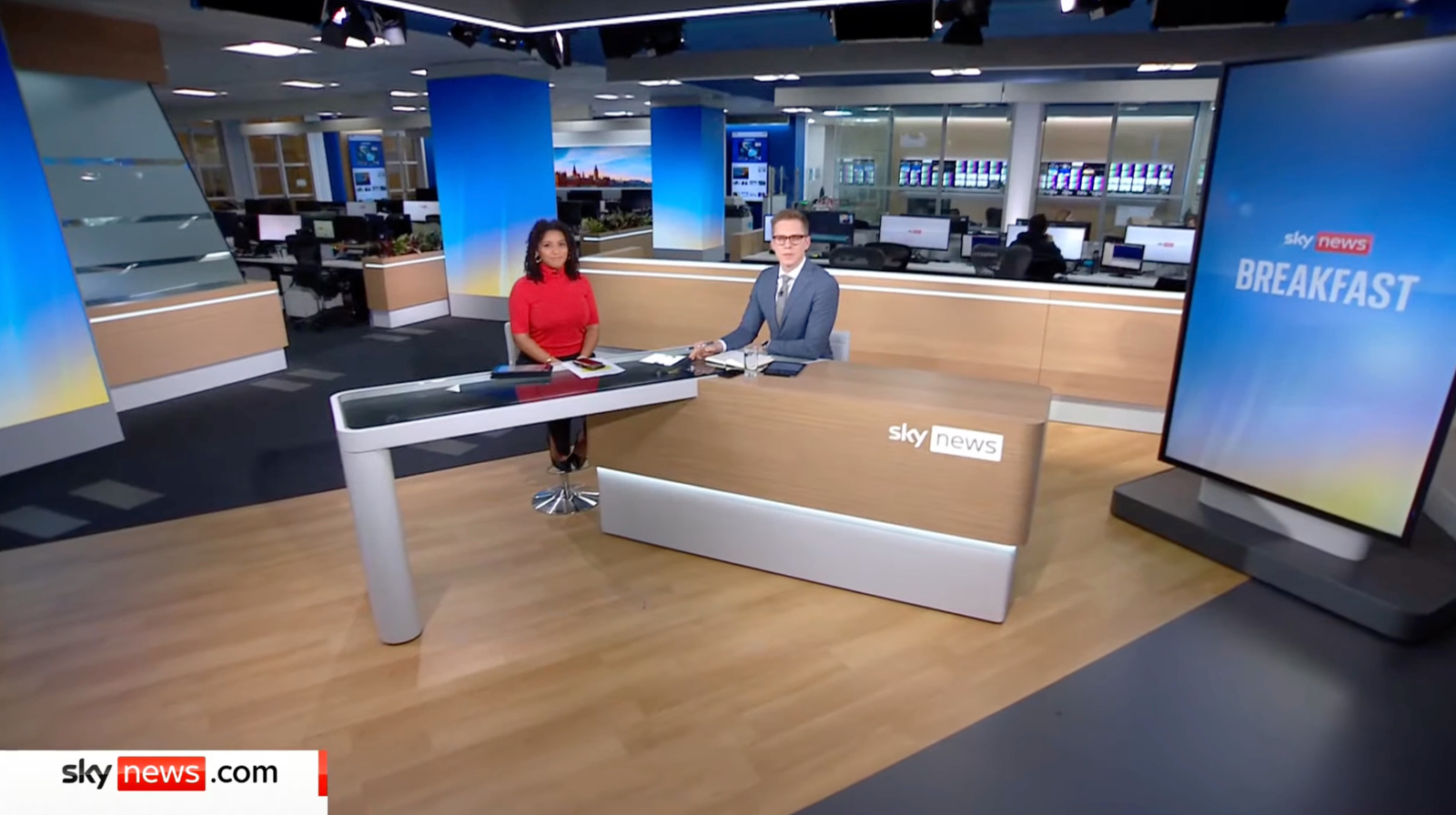 Sky News Westminster Newsroom Broadcast Set Design Gallery