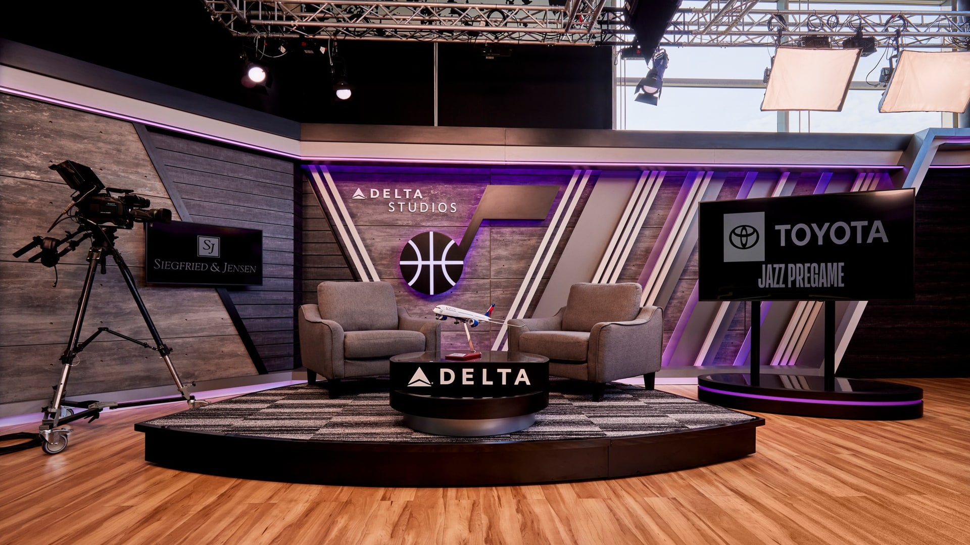Utah Jazz Broadcast Set Design Gallery